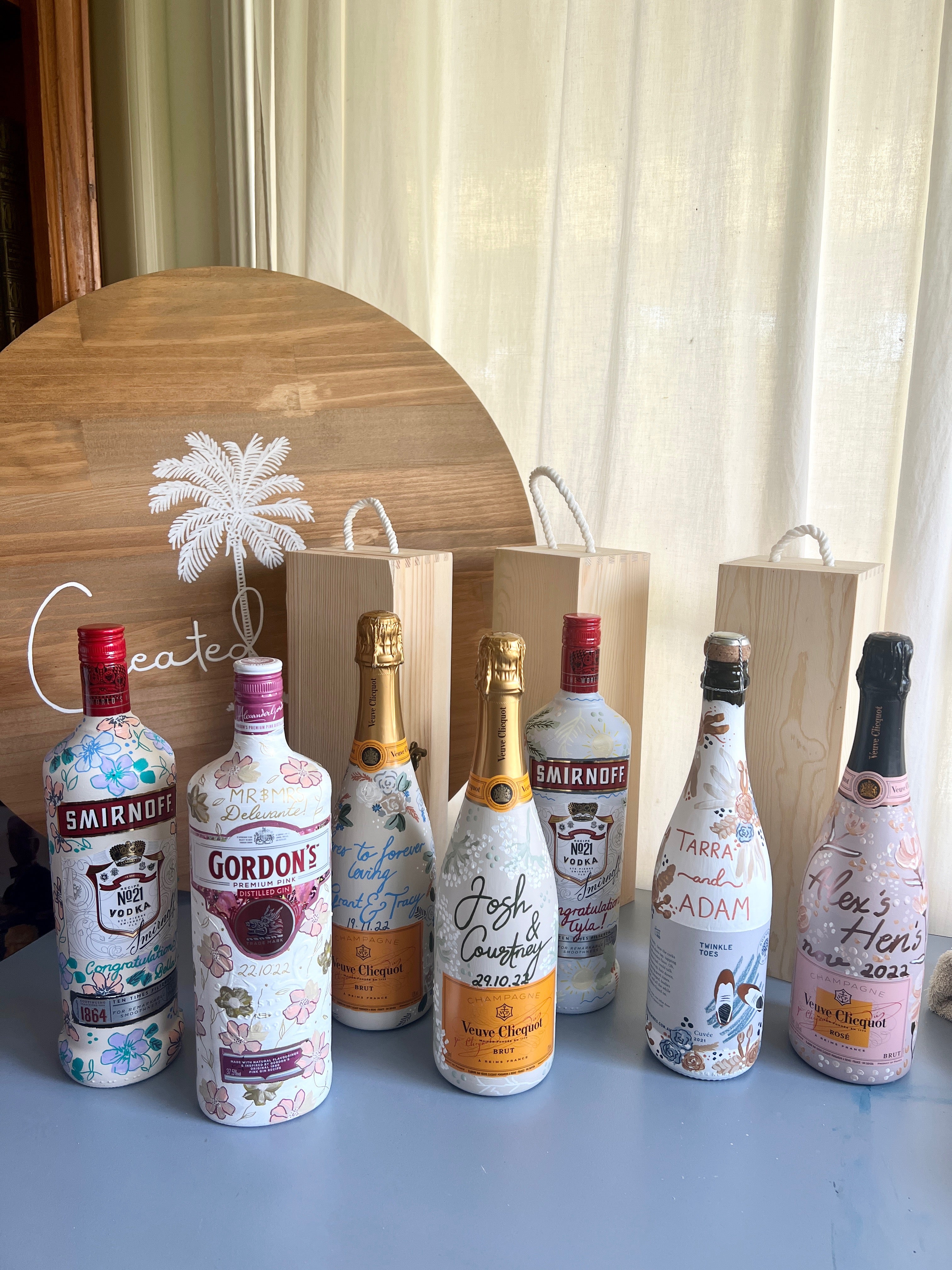 Custom Painted Bottles – Created By Deli
